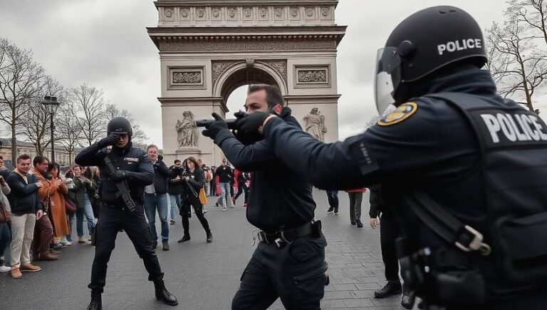Police Shoot Knife Attacker During Arc de Triomphe Ceremony - Hubu.news